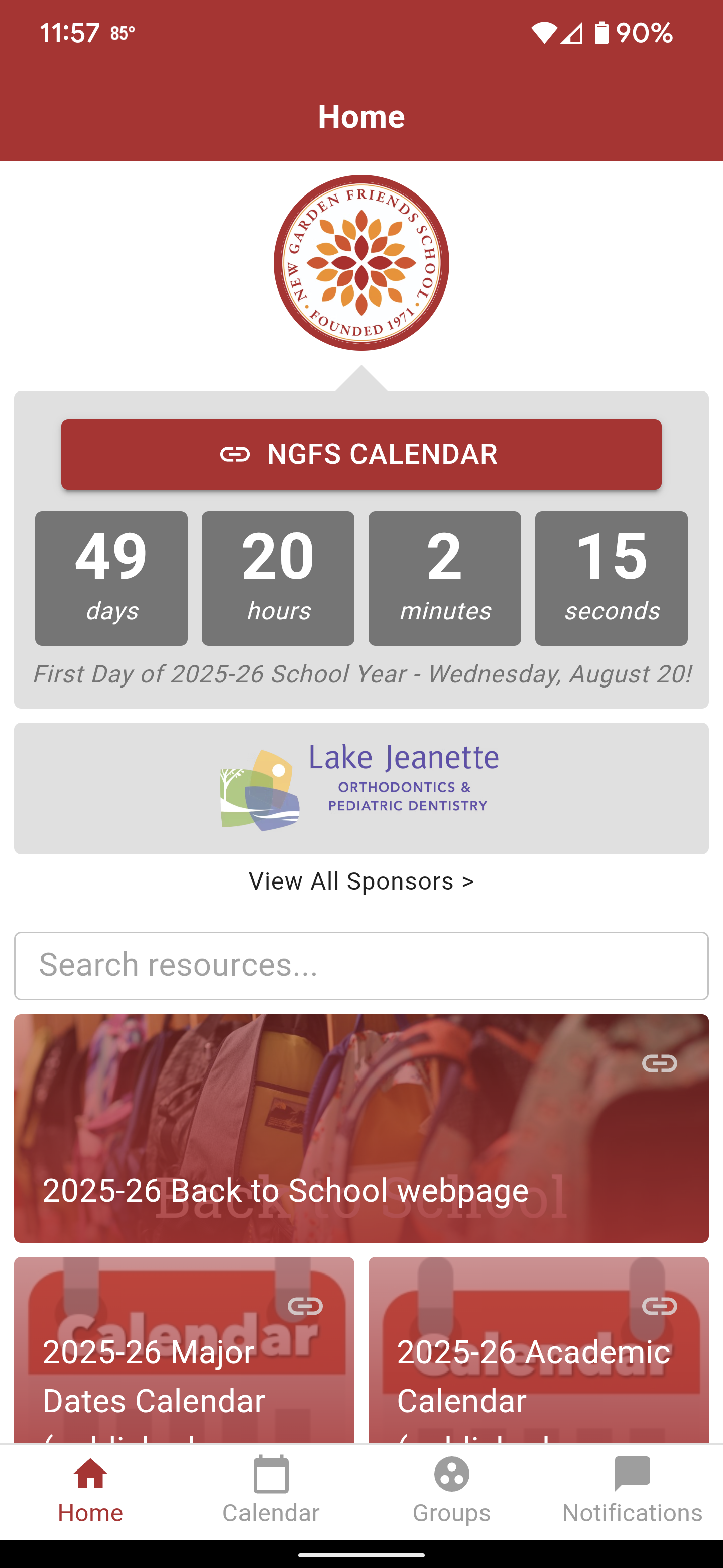 Back to School - New Garden Friends School